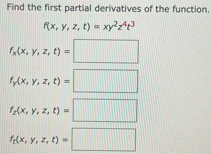 Solved Find All The Second Partial Derivatives W U5 V9find