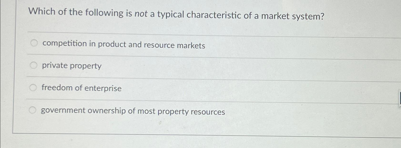 Solved Which of the following is not a typical | Chegg.com