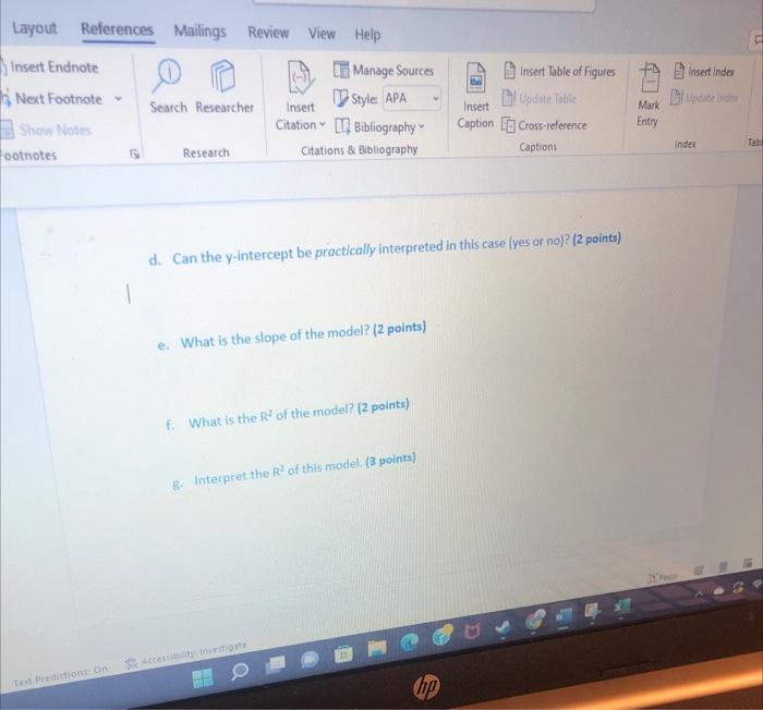 Solved Least Squares Linear Regression of Price b. Is this a | Chegg.com