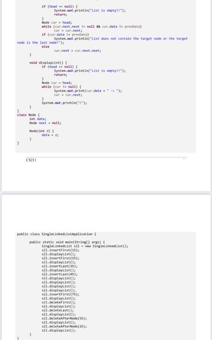 Solved Exercises 1. Write the following member methods, and | Chegg.com
