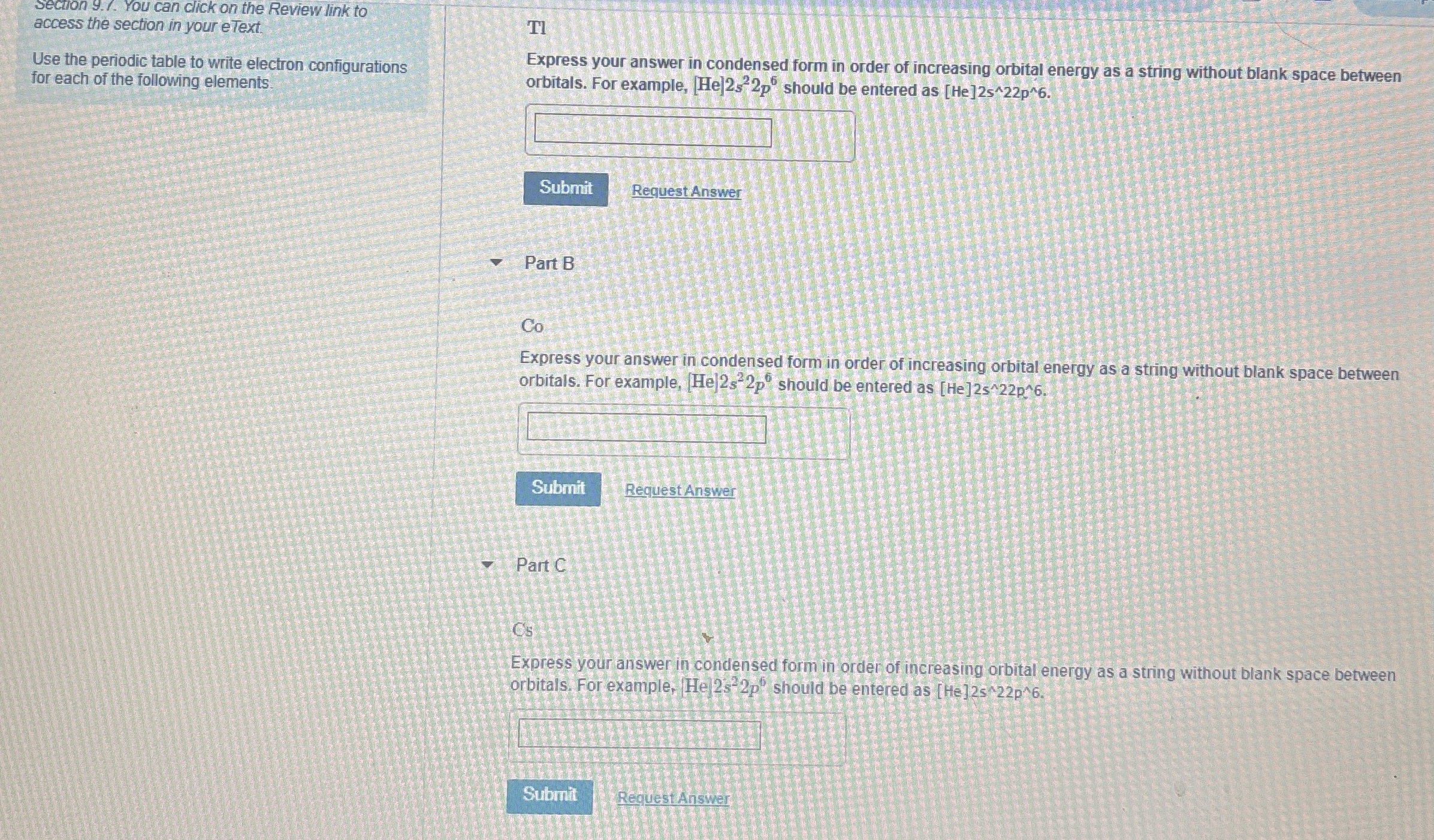 Solved Section 9.1. ﻿You can click on the Review link to | Chegg.com