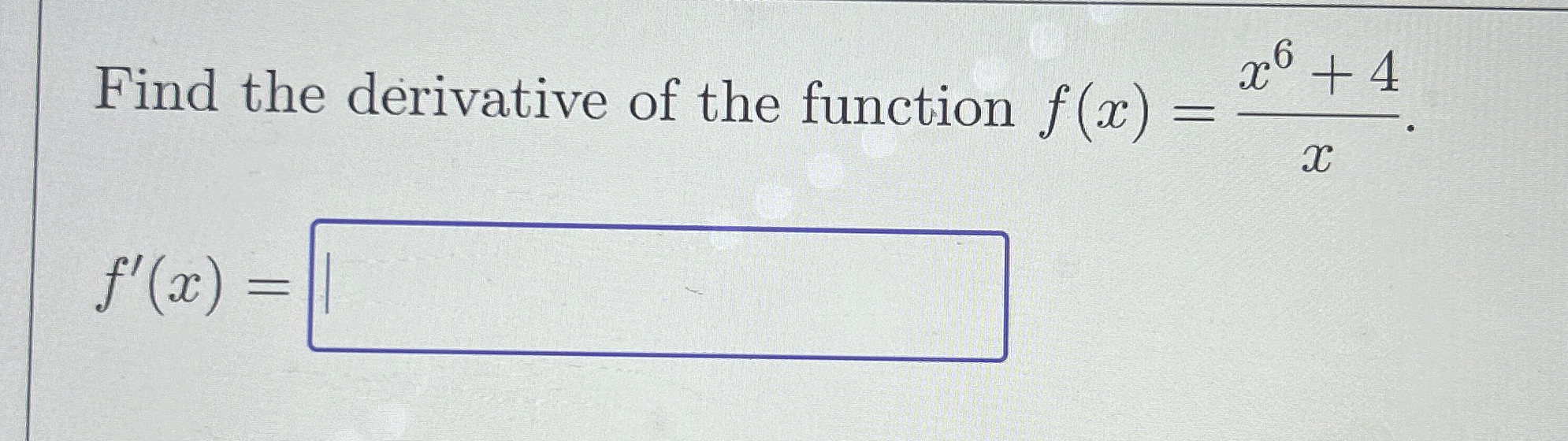 Solved Find the derivative of the function | Chegg.com