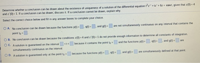 Solved Determine whether a conclusion can be drawn about the | Chegg.com