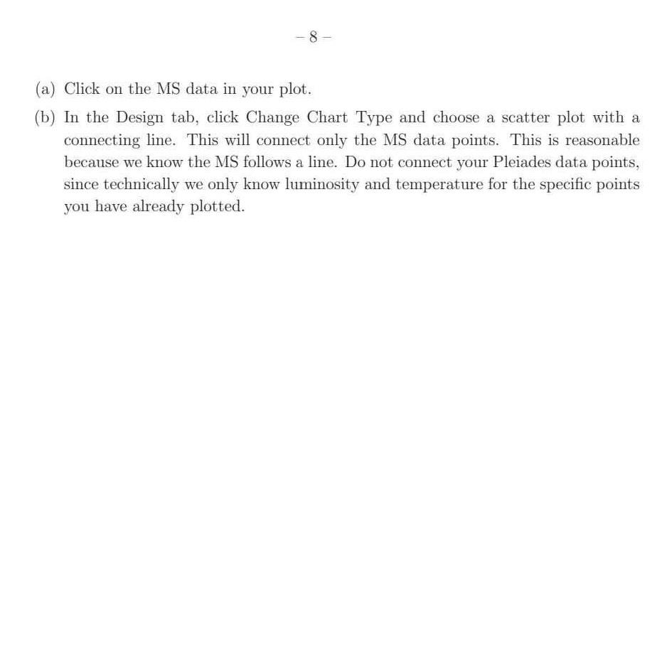 Solved -8-(a) ﻿Click on the MS data in your plot.(b) ﻿In the | Chegg.com