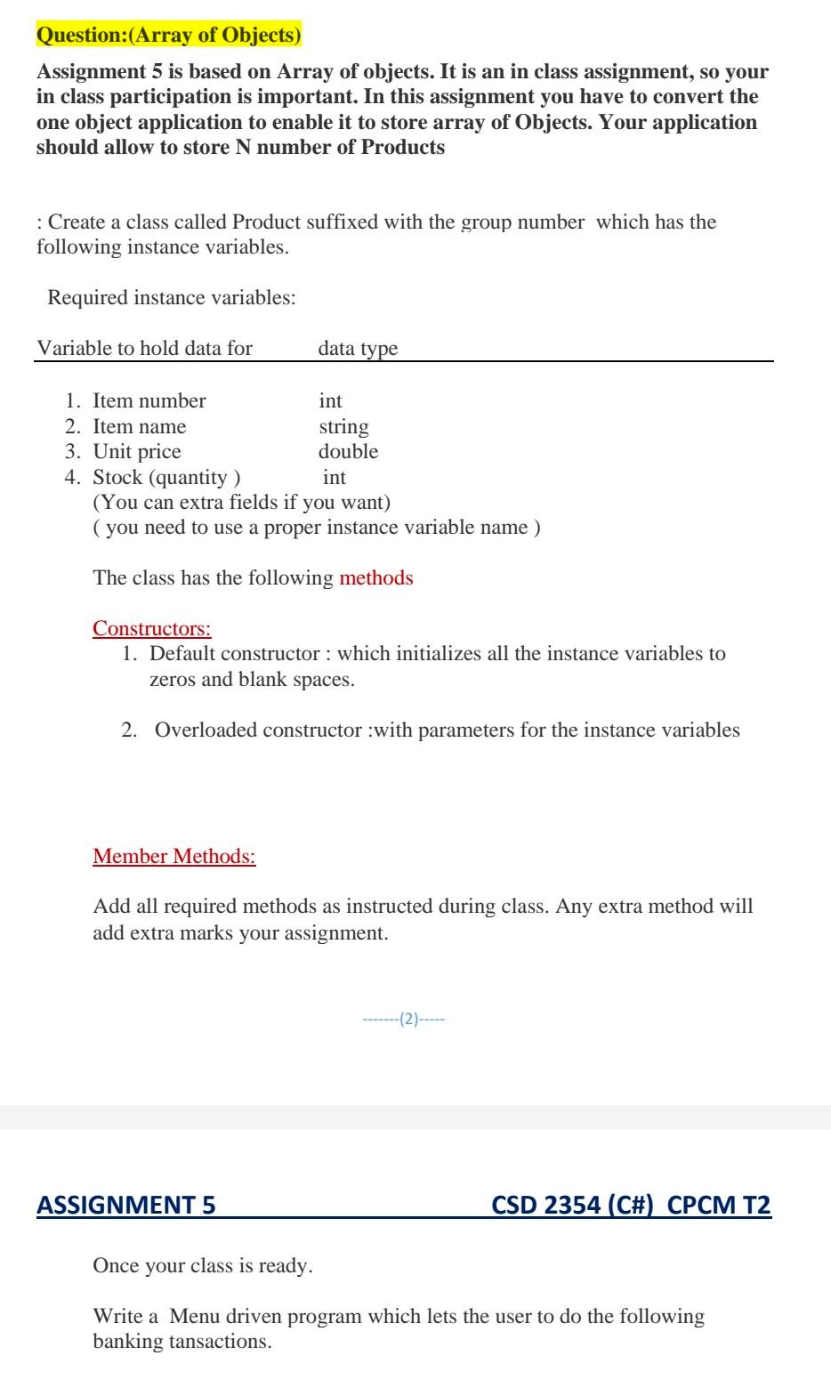 I need a C sharp coding to do on dot net framework | Chegg.com