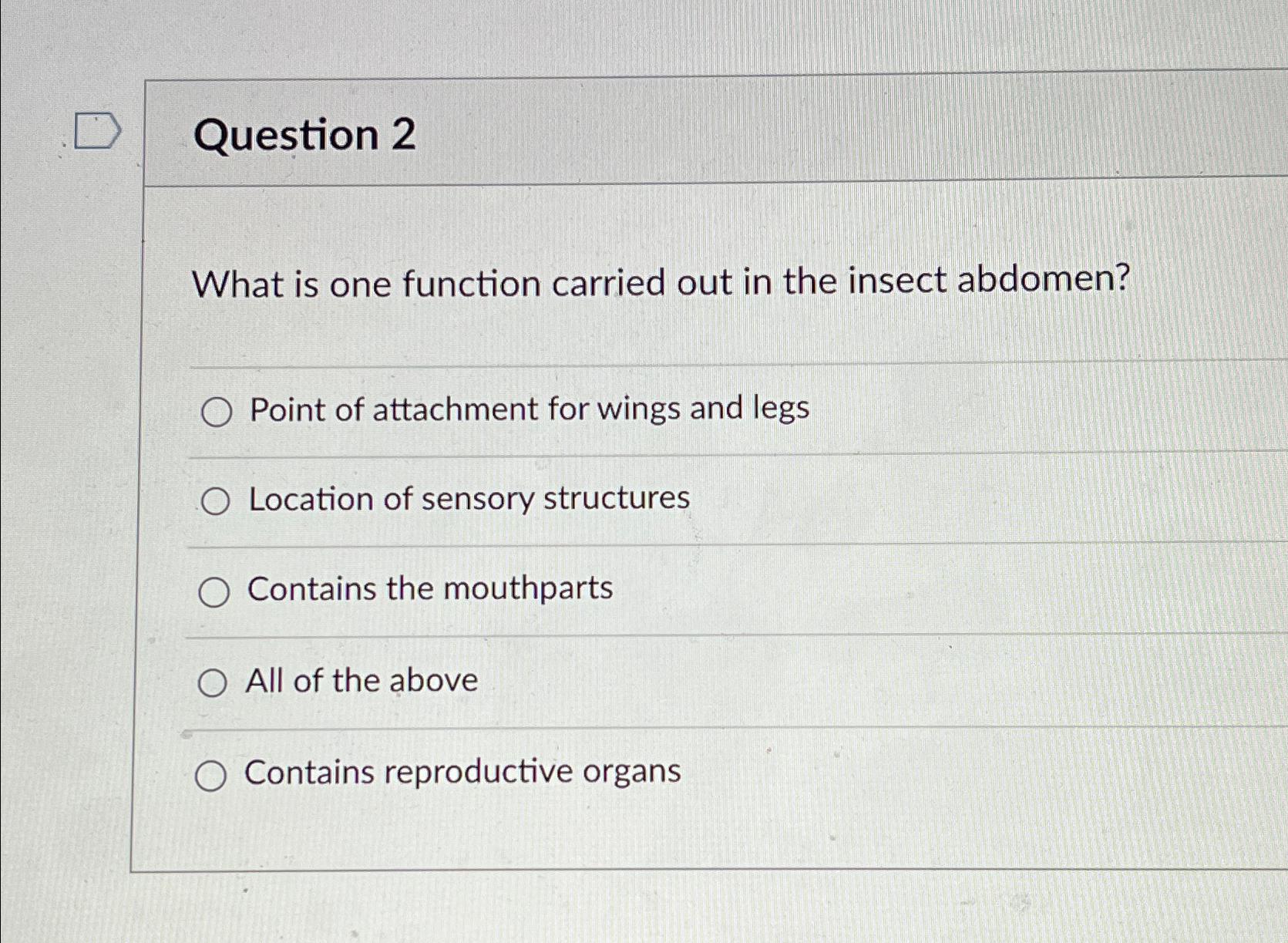 Solved Question 2What is one function carried out in the | Chegg.com