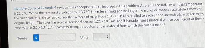Multiple-Concept Example 4 reviews the concepts that | Chegg.com
