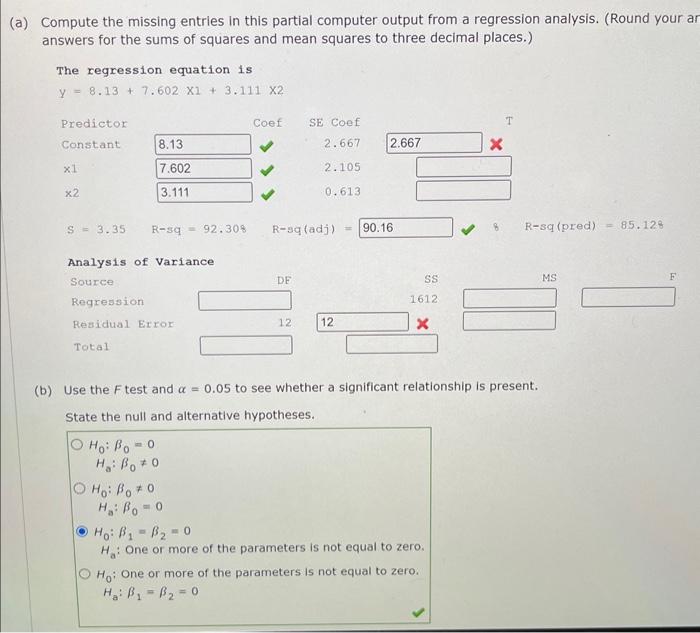 Solved Please Help the question is. Compute the missing | Chegg.com