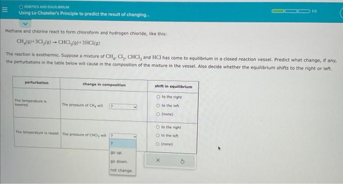 Solved Methane and chiorine react to form chloroform and | Chegg.com