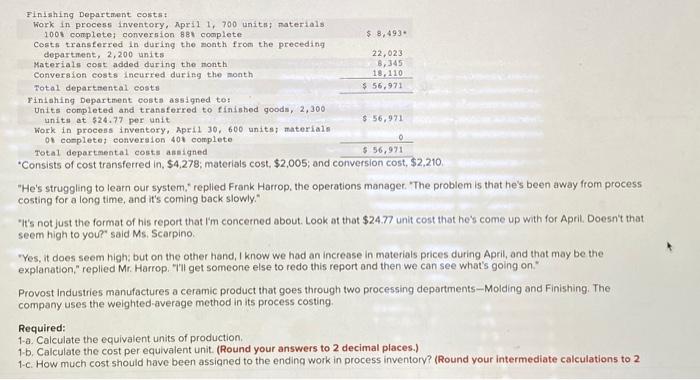 Solved "He's struggling to learn our system," replied Frank | Chegg.com