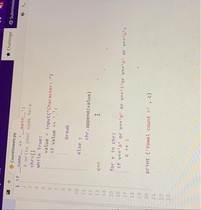 Solved The output doesnt match the vowel count should be 4 | Chegg.com