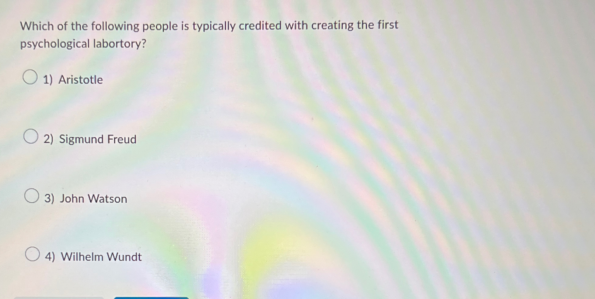 Solved Which of the following people is typically credited | Chegg.com