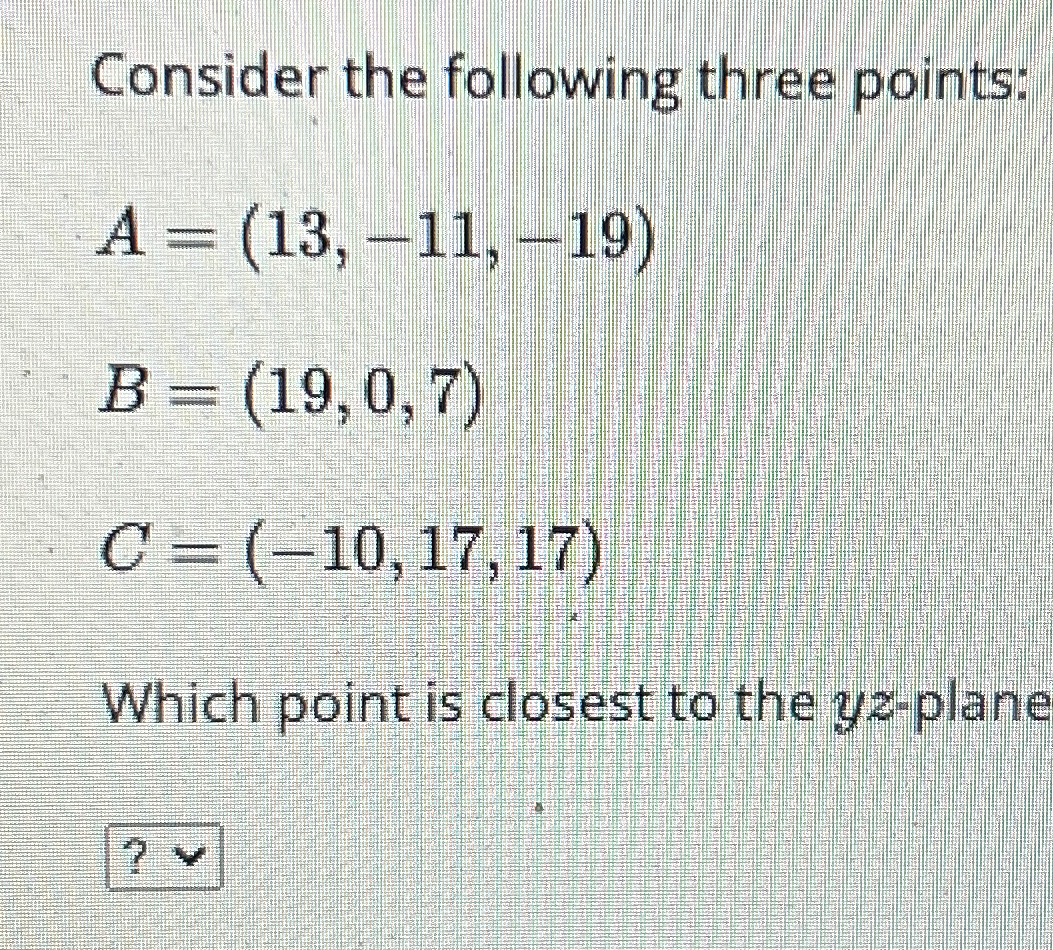 Solved Consider the following three | Chegg.com