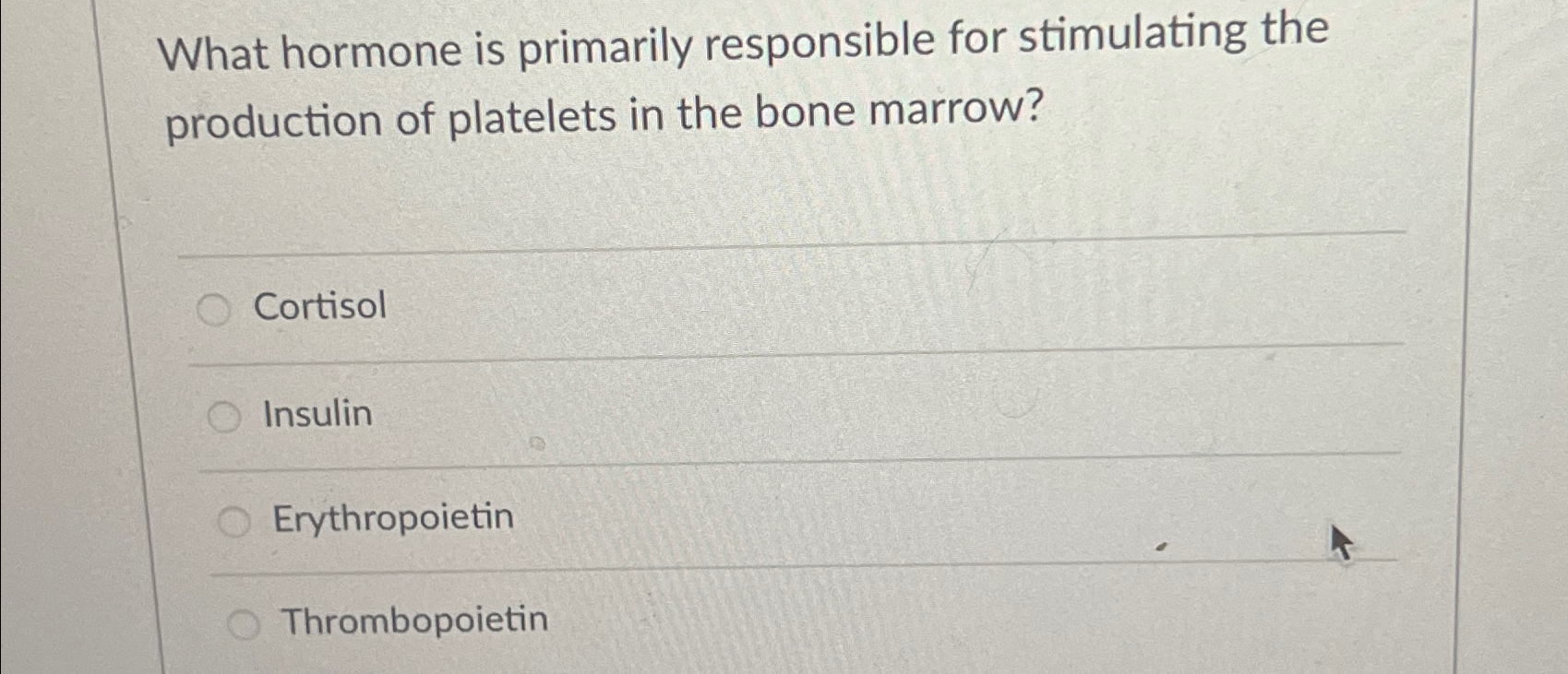 Solved What hormone is primarily responsible for stimulating | Chegg.com