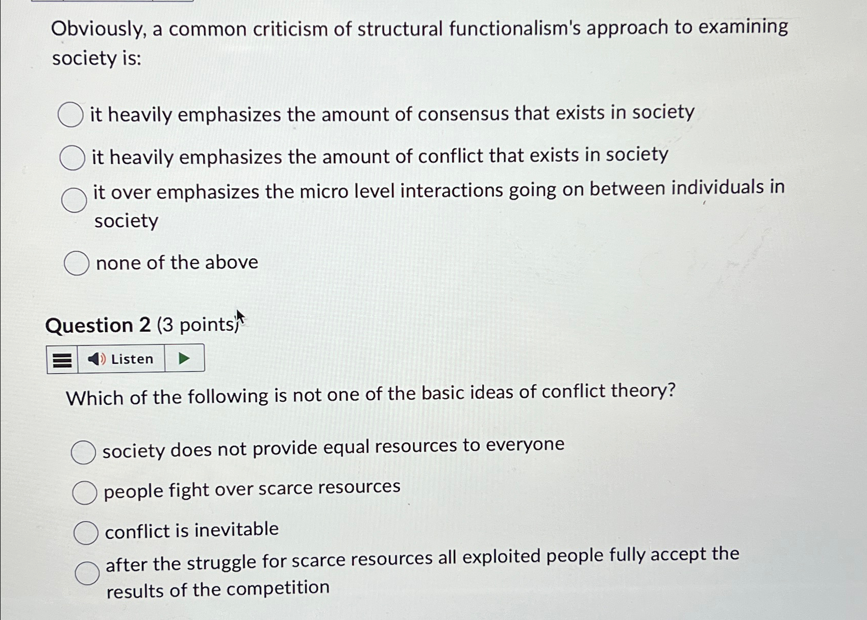 Solved Obviously, a common criticism of structural | Chegg.com