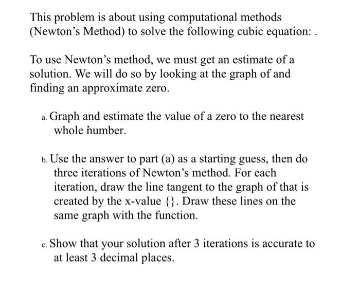 This problem is about using computational methods | Chegg.com