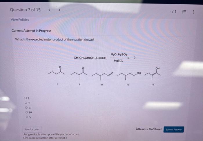 Solved Current Attempt in Progress Select the expected major | Chegg.com