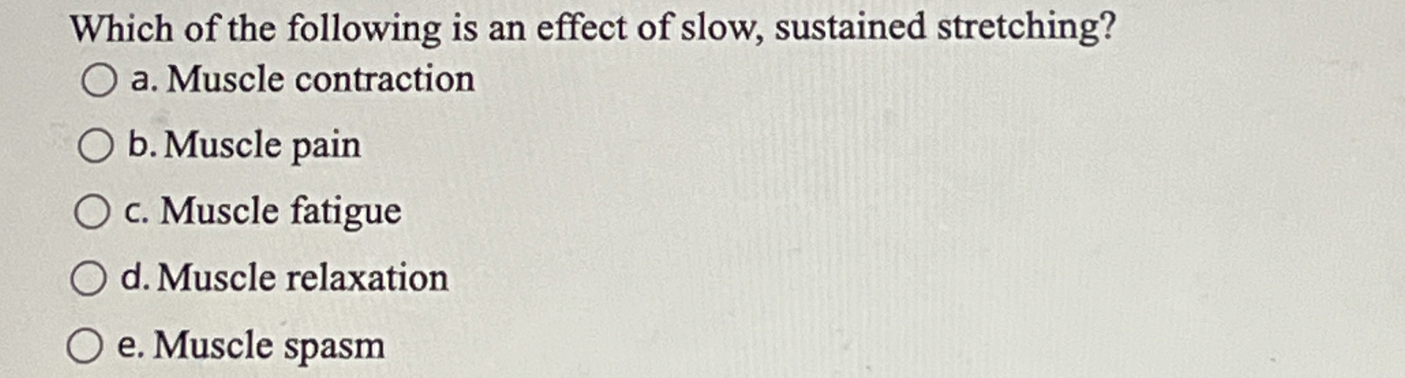Solved Which of the following is an effect of slow, | Chegg.com