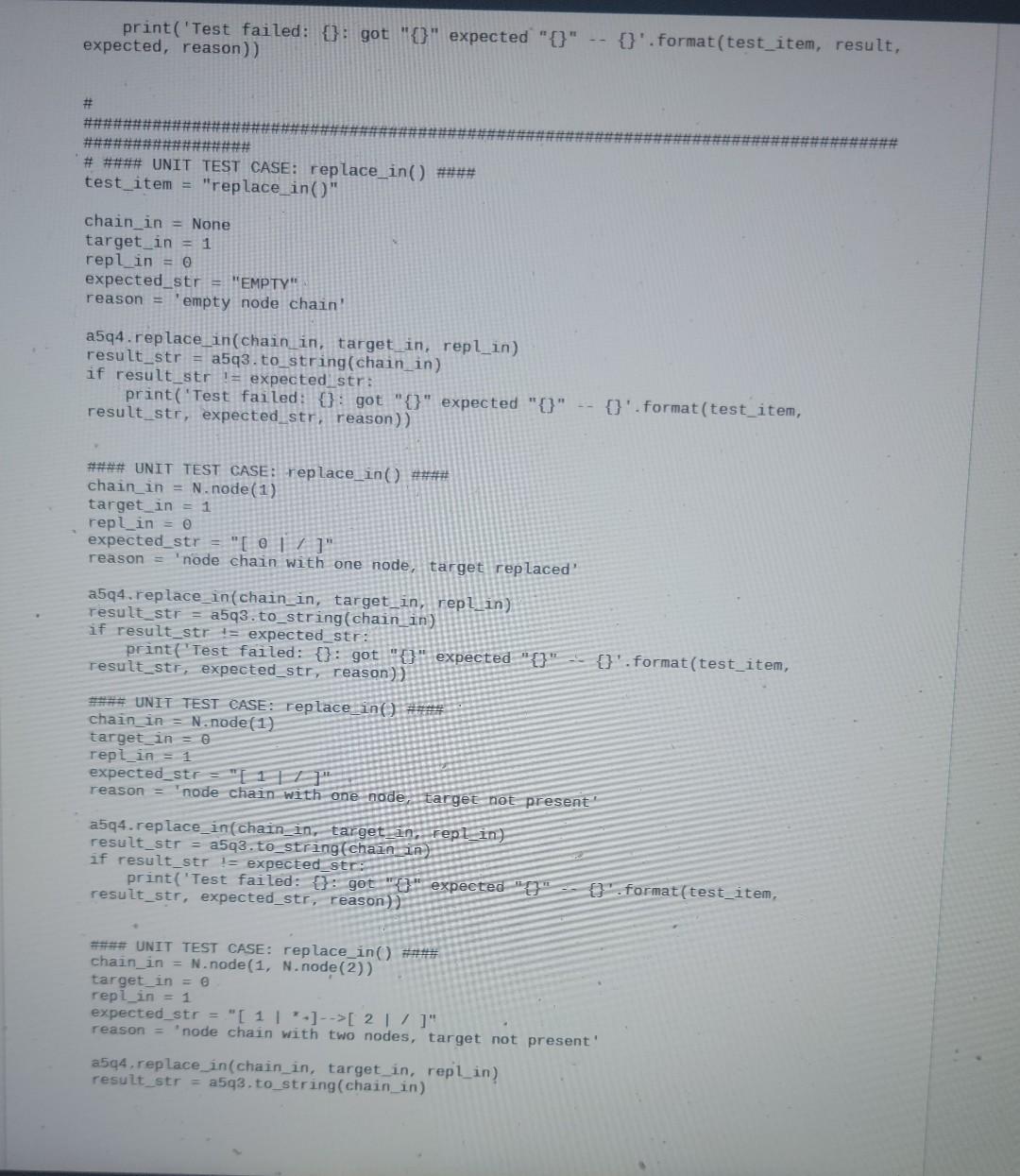 Solved reason = 'node chain with three nodes' result =a5q4. | Chegg.com