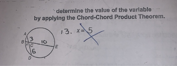 Solved determine the value of the variable.-- by applying | Chegg.com