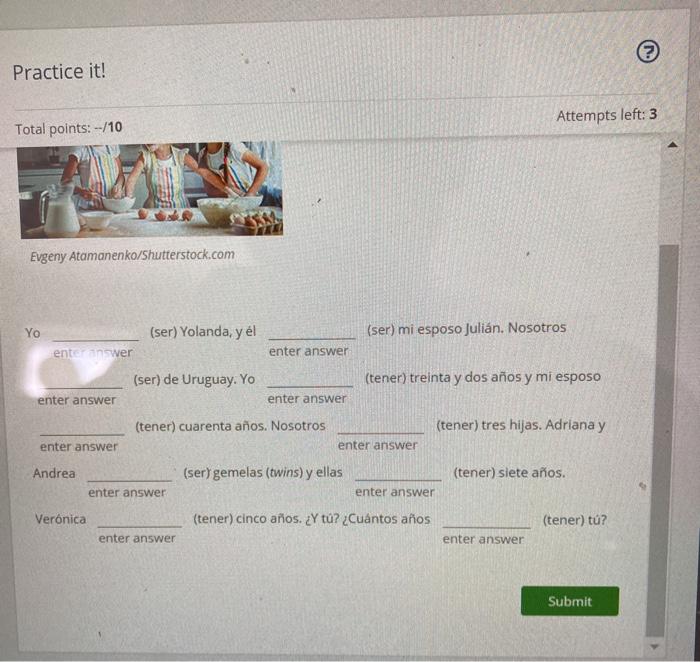 ? Practice it! Attempts left: 3 Total points:--/10 | Chegg.com