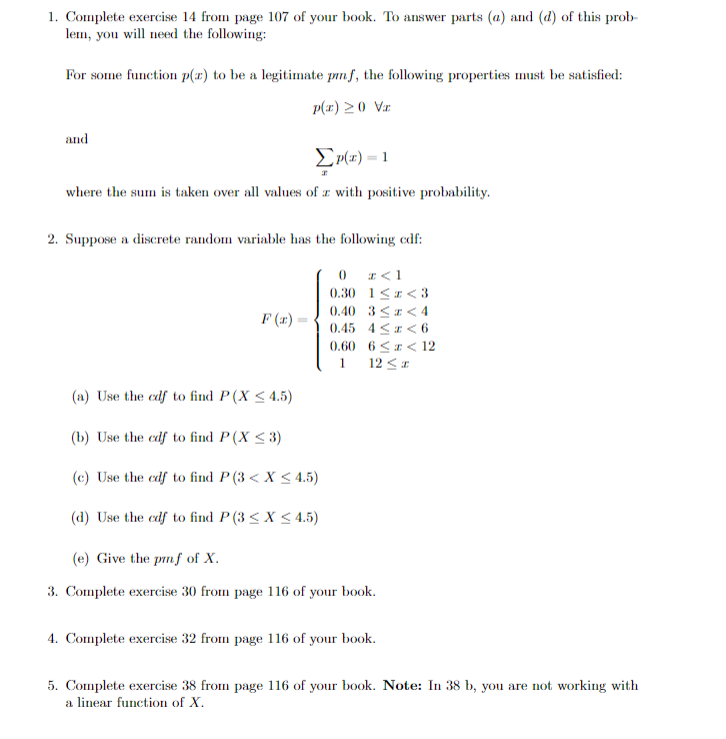 Solved Complete exercise 14 ﻿from page 107 ﻿of your book. To | Chegg.com