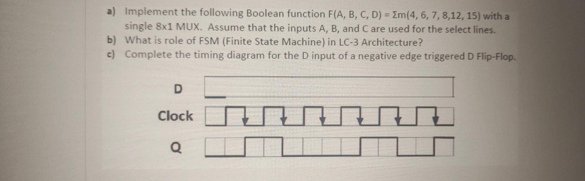 Solved a) ﻿Implement the following Boolean function | Chegg.com