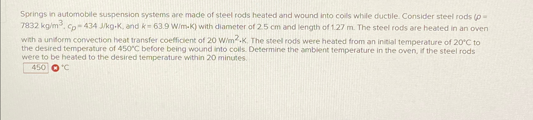 Solved Springs in automobile suspension systems are made of | Chegg.com