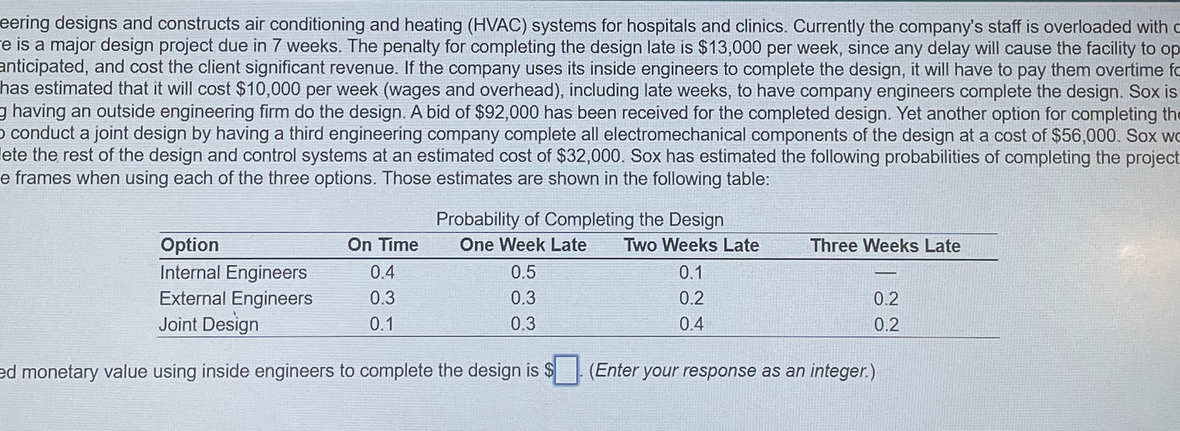 Solved eering designs and constructs air conditioning and | Chegg.com