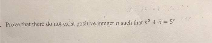 Solved Prove that there do not exist positive integer n such | Chegg.com