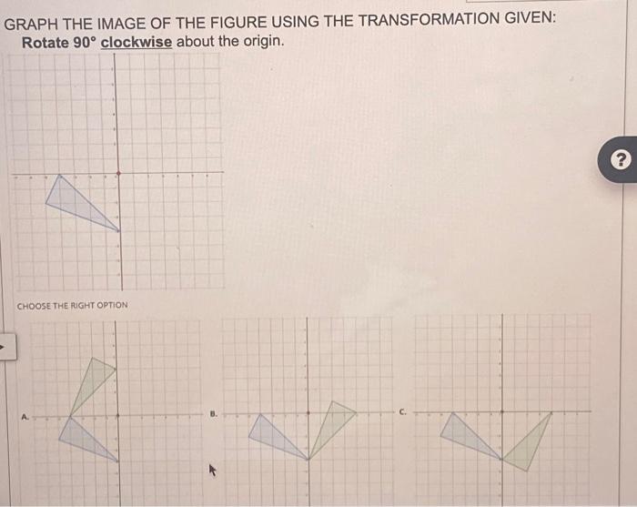 Solved GRAPH THE IMAGE OF THE FIGURE USING THE | Chegg.com