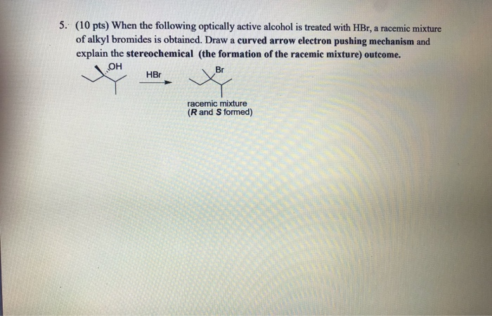 Solved 1. (5 pts) The following Sn2 reaction gives a product | Chegg.com