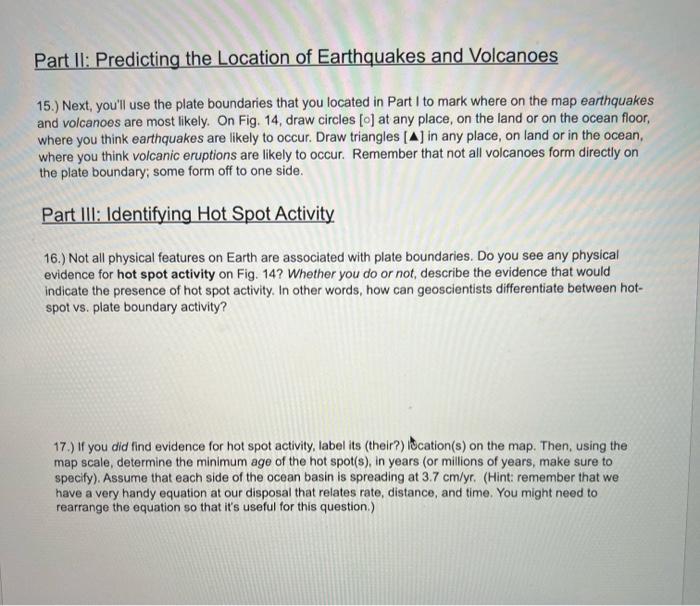 Solved ACTIVITY 3 - IDENTIFYING PLATE BOUNDARY TYPES | Chegg.com