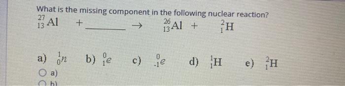 Solved What is the missing component in the following | Chegg.com