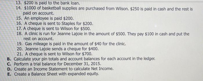 Income Statement Preparation 1. Using the template | Chegg.com