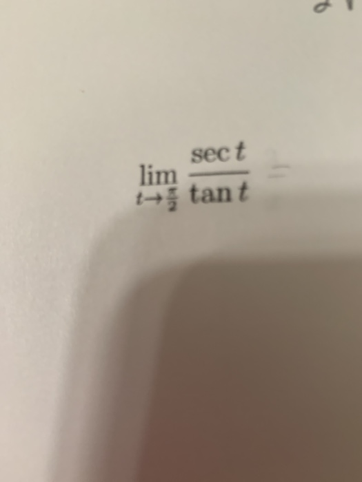 Solved sect lim t* tant | Chegg.com