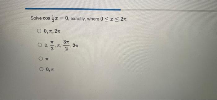 Solved 12 of 25 Solve the trigonometric equation tan? - 1= 0 | Chegg.com