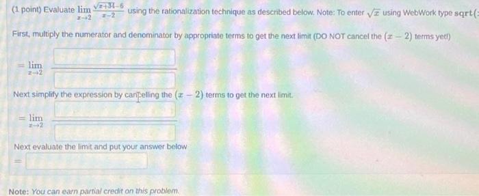 Solved +34-6 z-2 742 using the rationalization technique as | Chegg.com