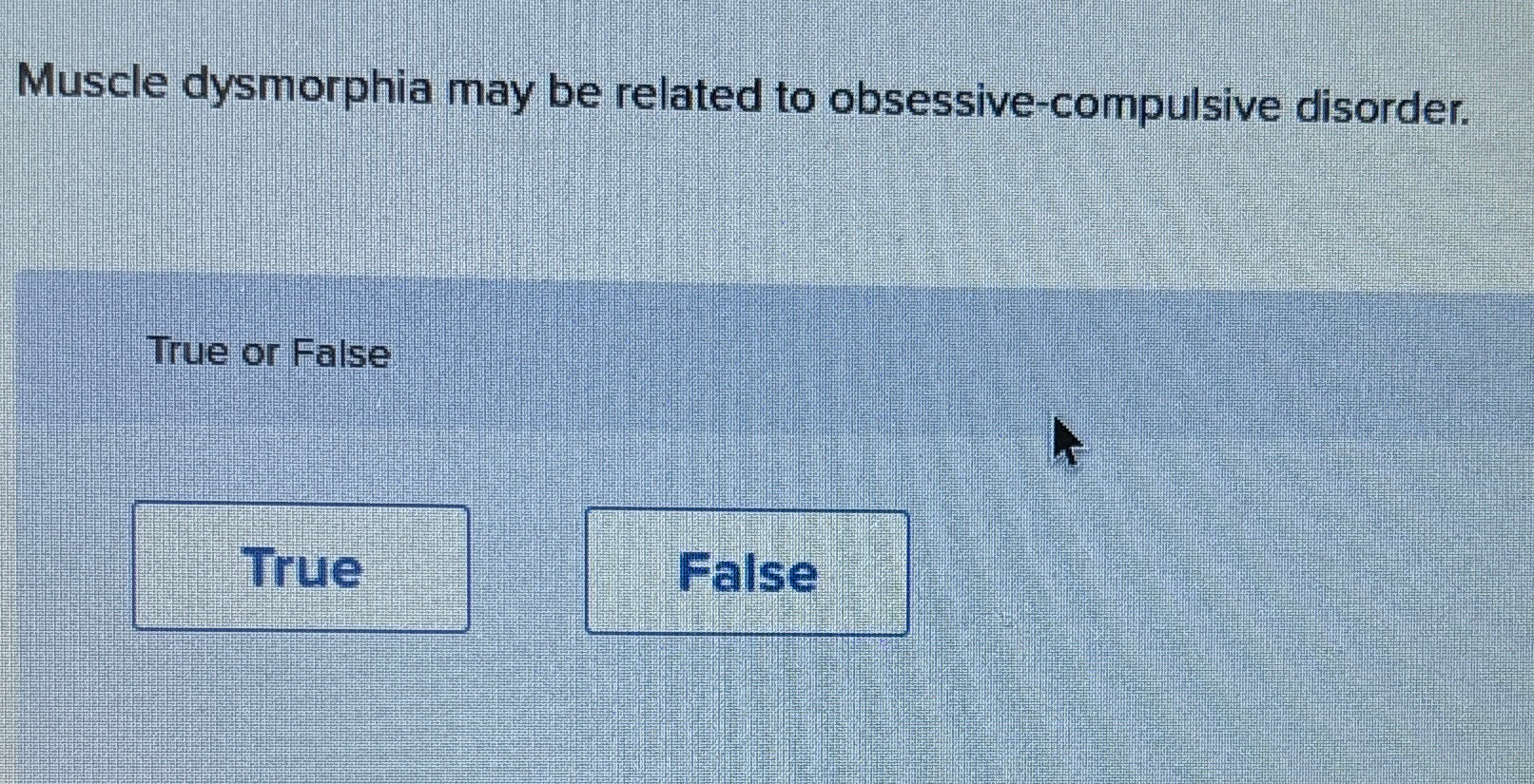 Solved Muscle dysmorphia may be related to | Chegg.com