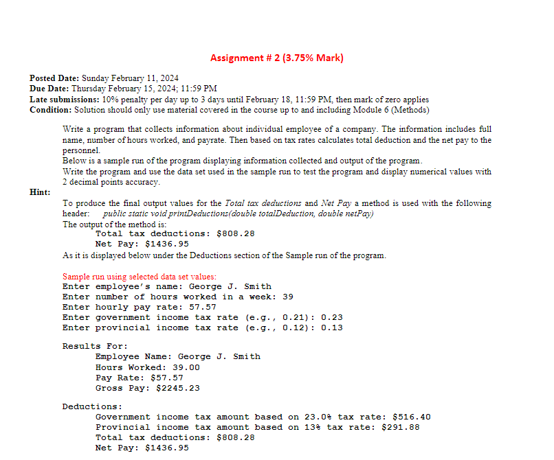 Solved Assignment # 2 (3.75% ﻿Mark)Posted Date: Sunday | Chegg.com