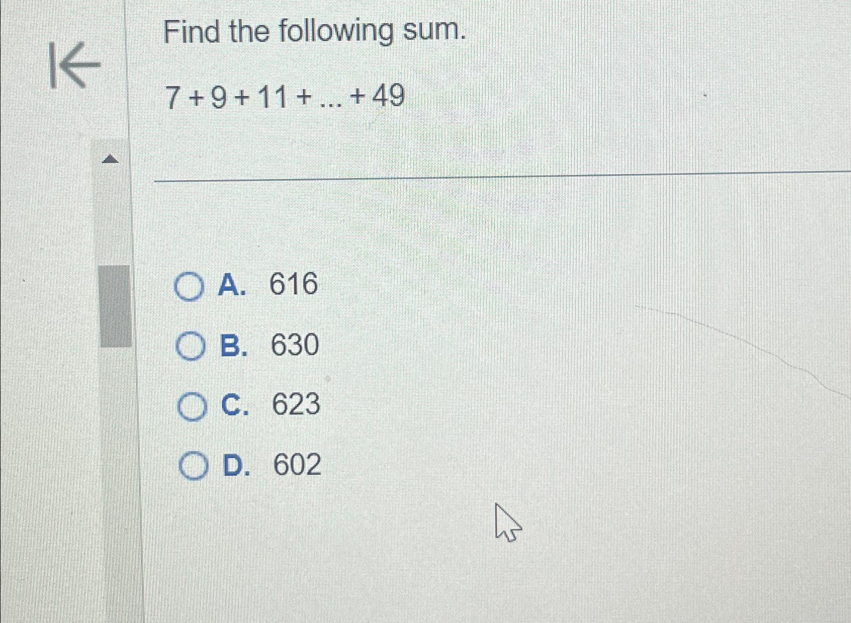 Solved Find the following | Chegg.com