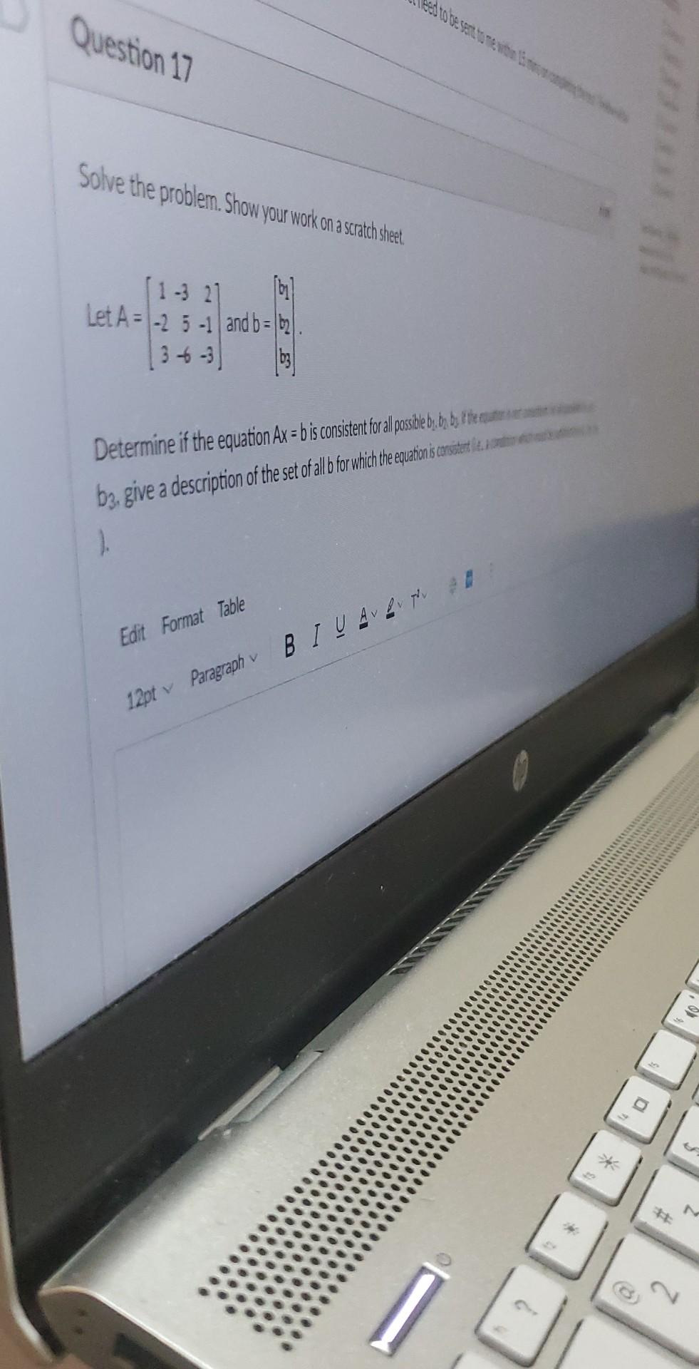Solved Solve the problem. Show your work on a scratch sheet. | Chegg.com