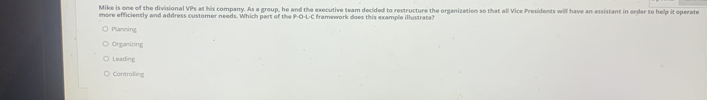 Solved more efficiently and address customer needs. Which | Chegg.com