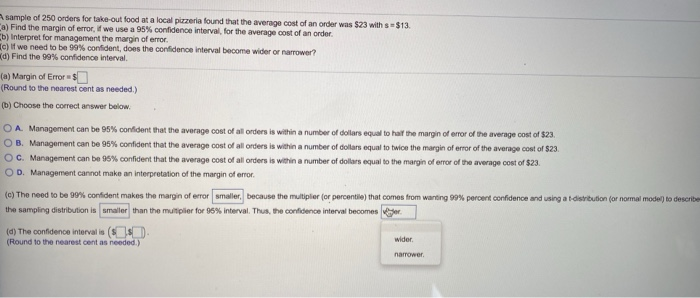 Solved Sample Of 250 Orders For Take out Food At A Local Chegg solved-sample-of-250-orders-for-take-out-food-at-a-local-chegg