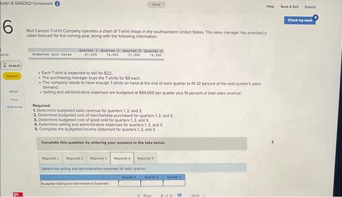 Solved apter 8 GRADED homework Swed Help Save & Eat Submit | Chegg.com