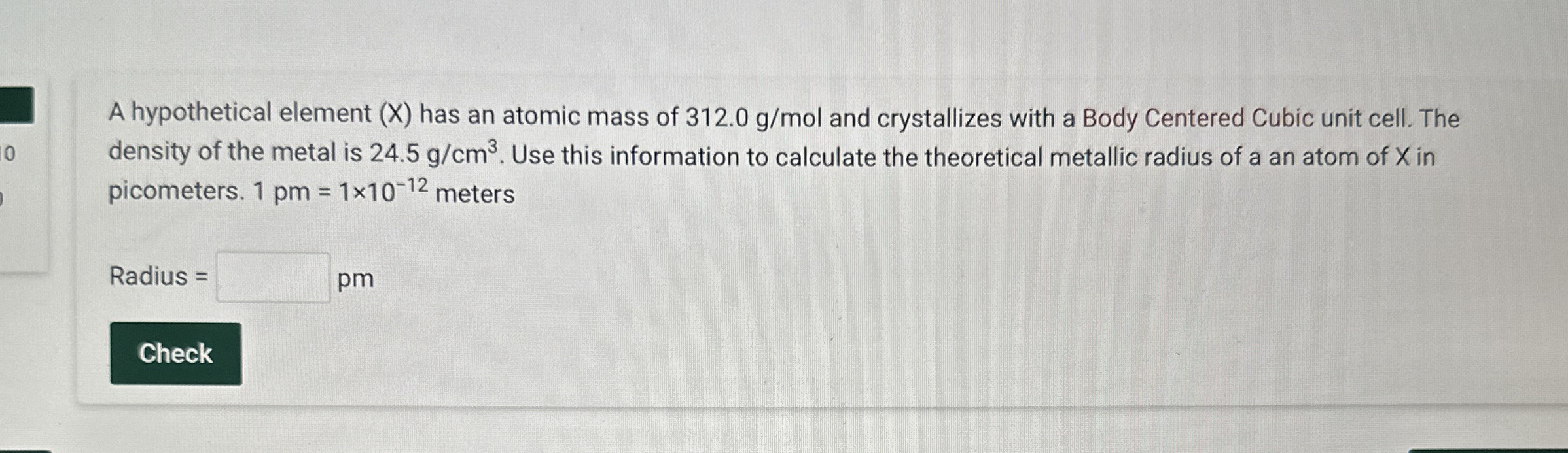 Solved A hypothetical element (x) ﻿has an atomic mass of | Chegg.com