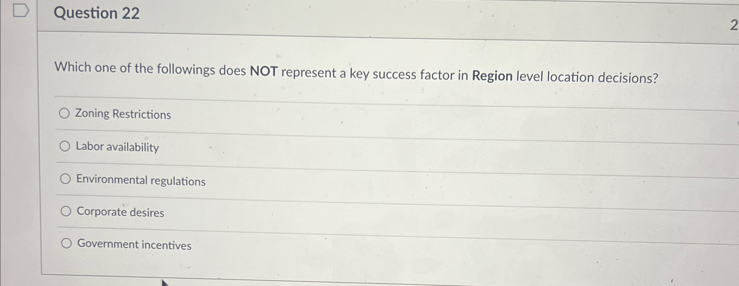 Solved Question 22Which one of the followings does NOT | Chegg.com