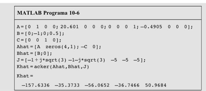 Solved MATLAB Programa 10-7 8∗∗∗∗ El siguiente programa | Chegg.com