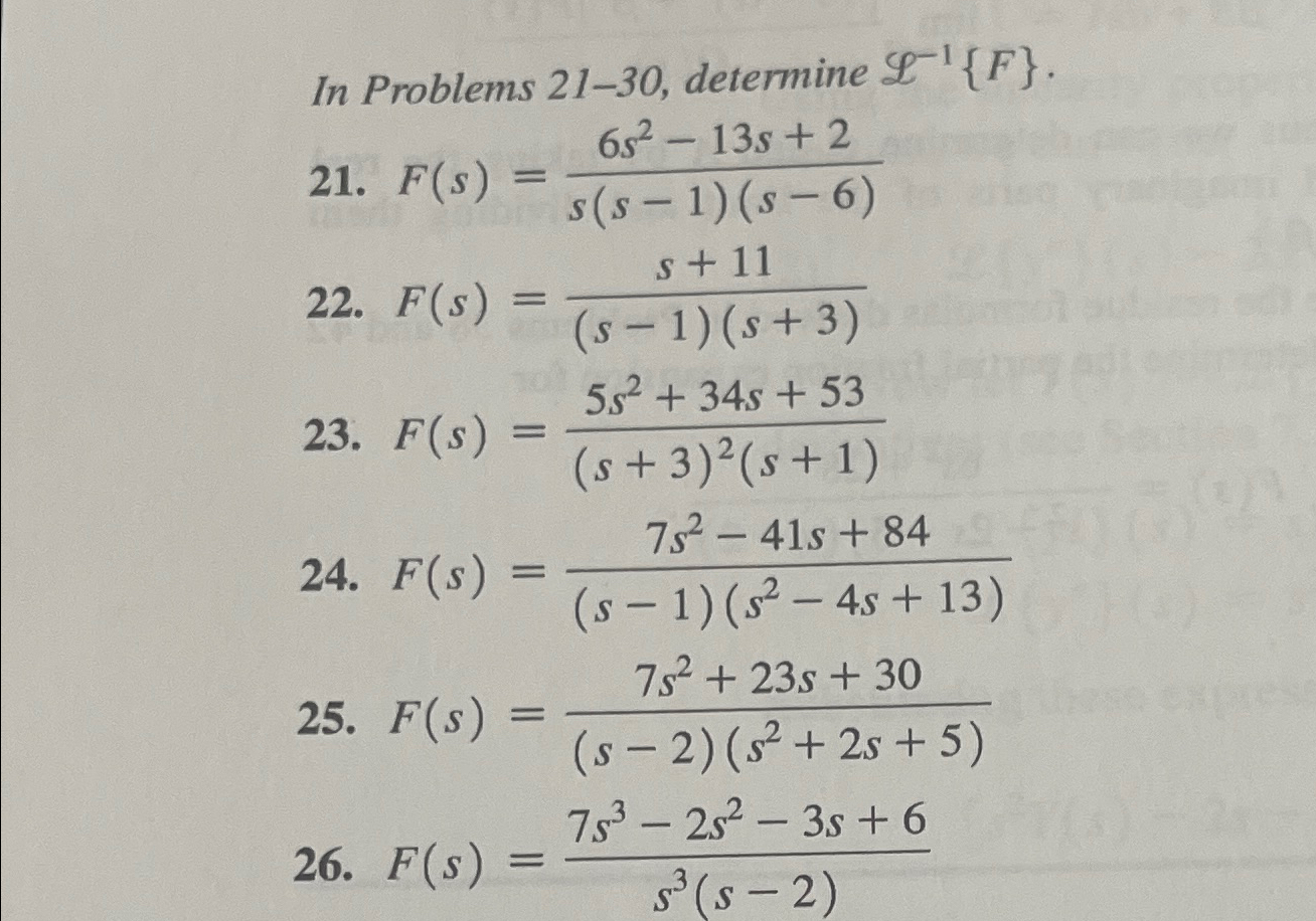 Solved In Problems 21-30, ﻿determine | Chegg.com