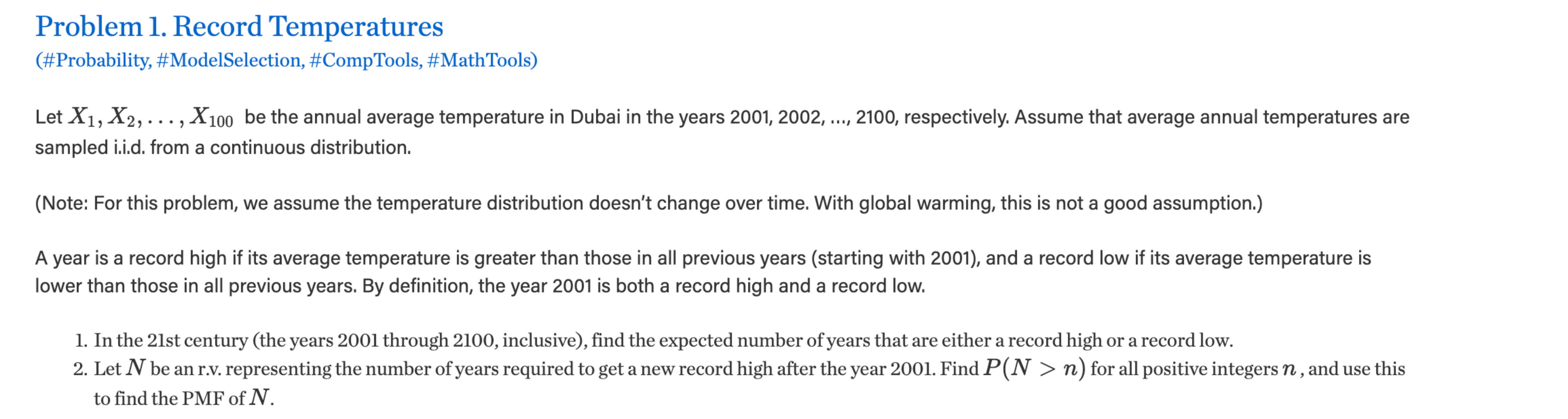 Solved Problem 1. ﻿Record | Chegg.com